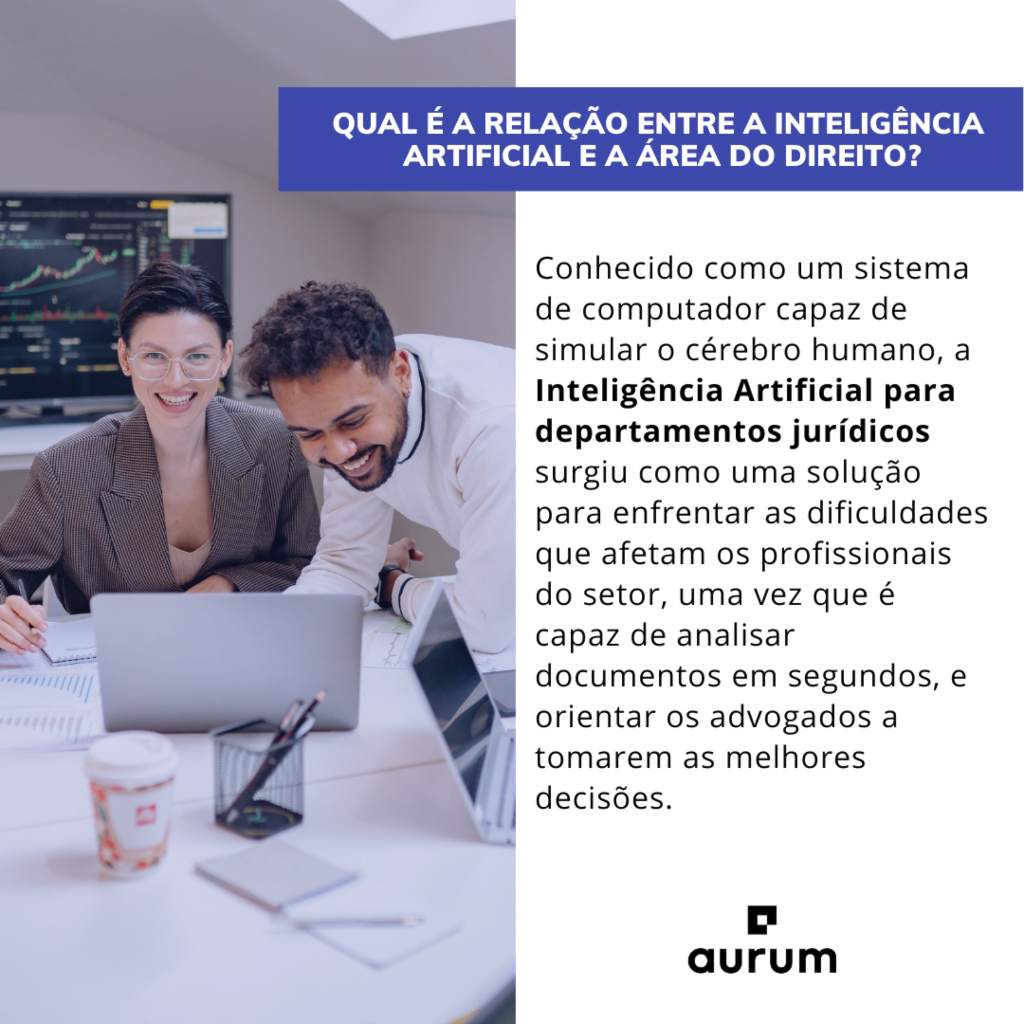 Inteligência artificial para departamentos jurídicos mais eficientes